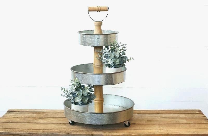 Dishy 3 Tier Galvanized Stand – Satopics